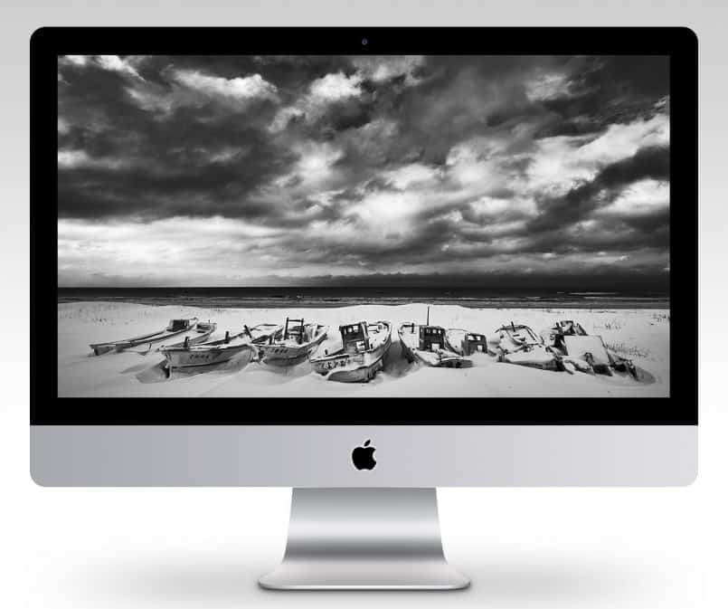 Boat Graveyard with Dramatic Sky Wallpaper Mockup | Martin Bailey ...
