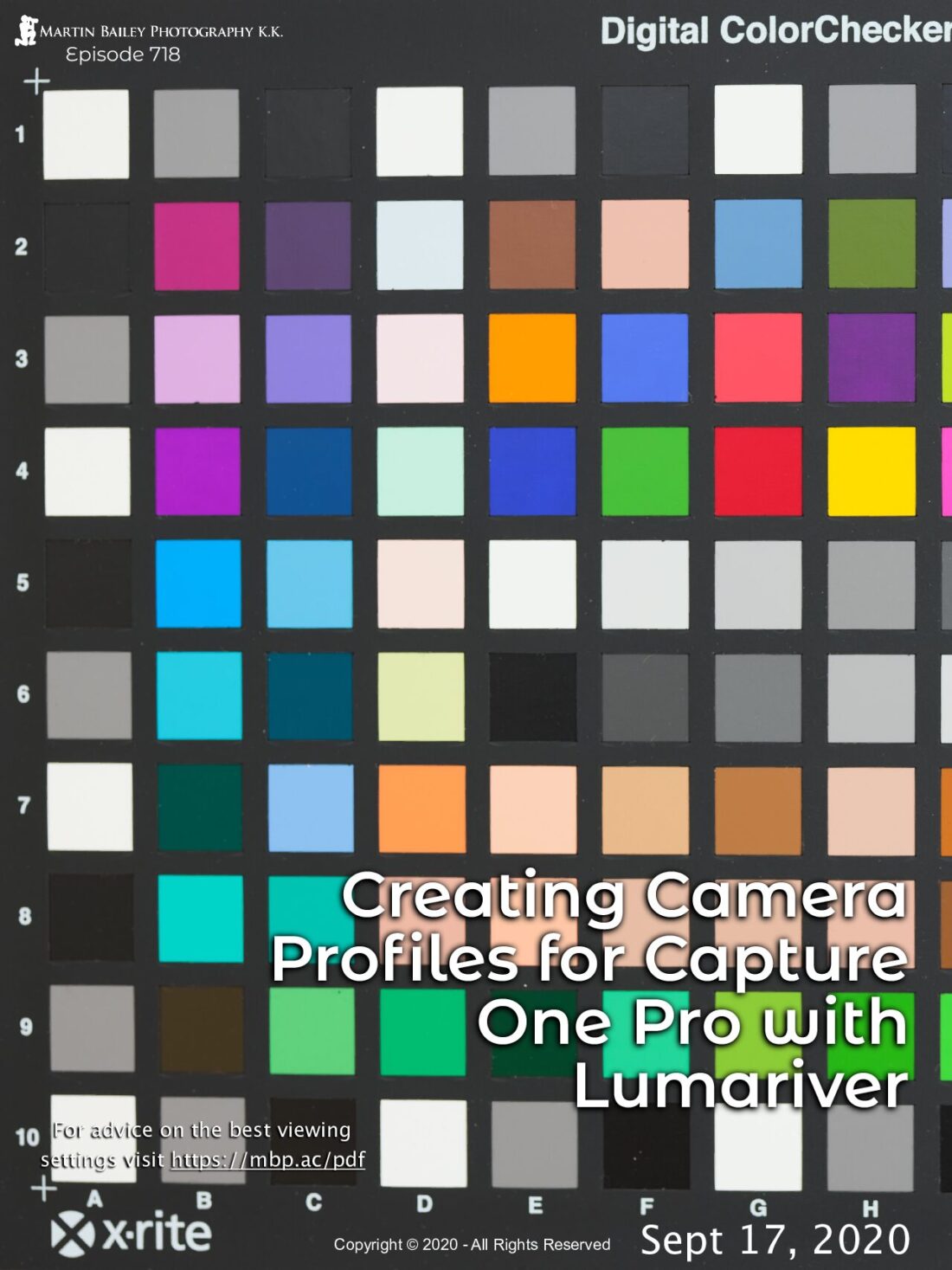 718 – Creating Camera Profiles for Capture One Pro with Lumariver ...